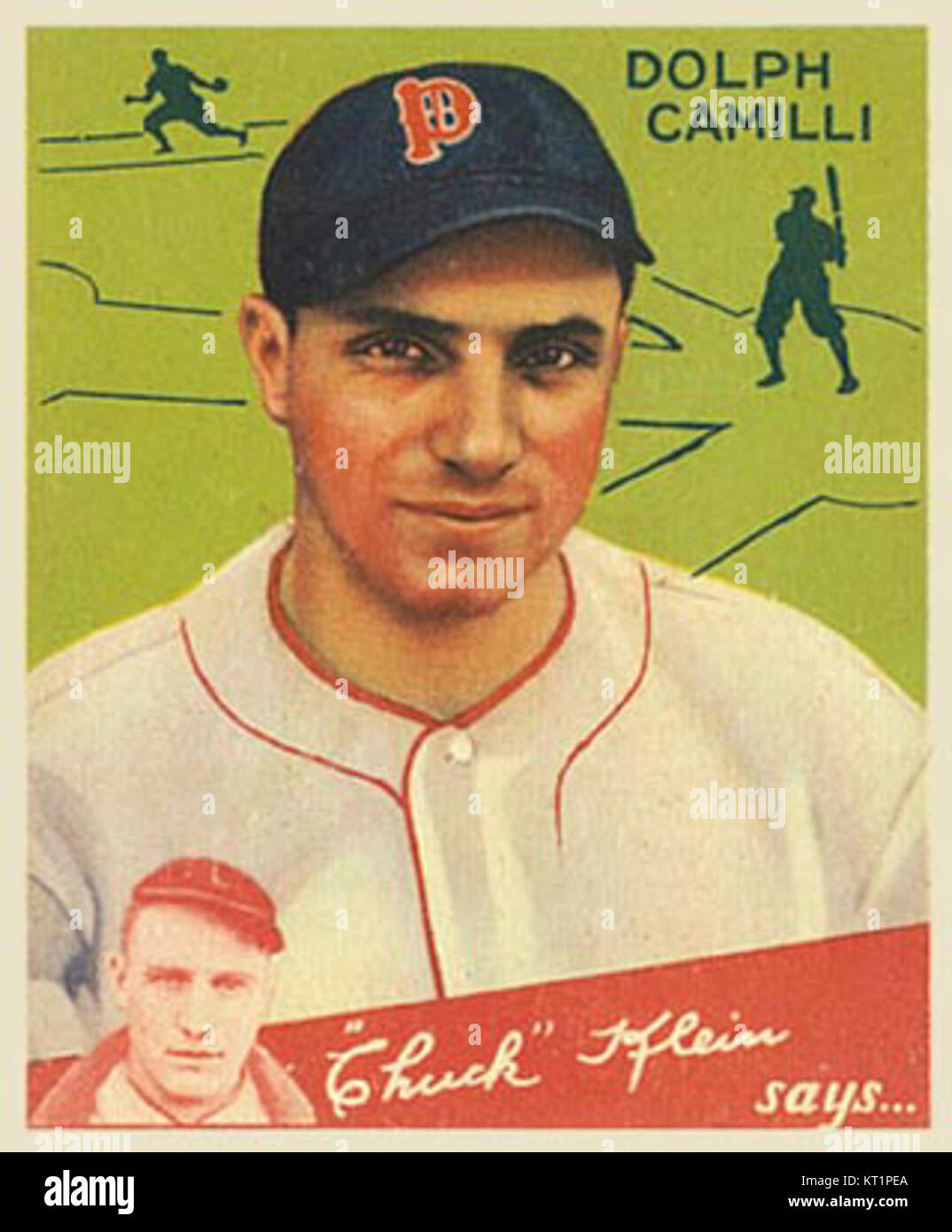 The Goudey card featuring Dolph Camilli, a former Major League Baseball ...