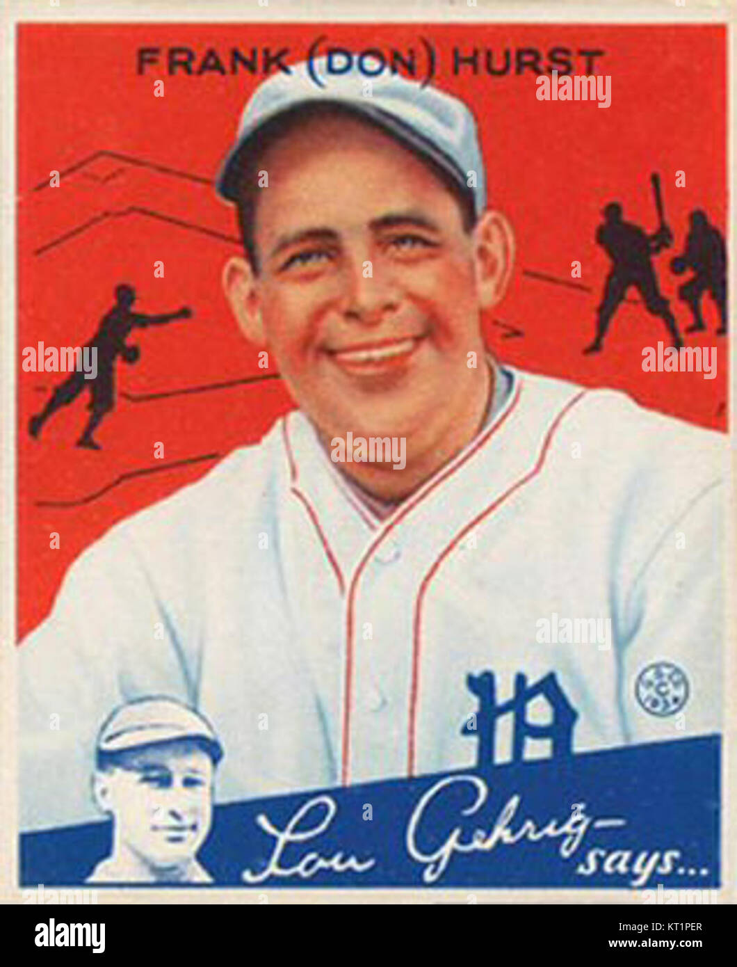 The Don Hurst Goudey card is a collectible baseball trading card from ...
