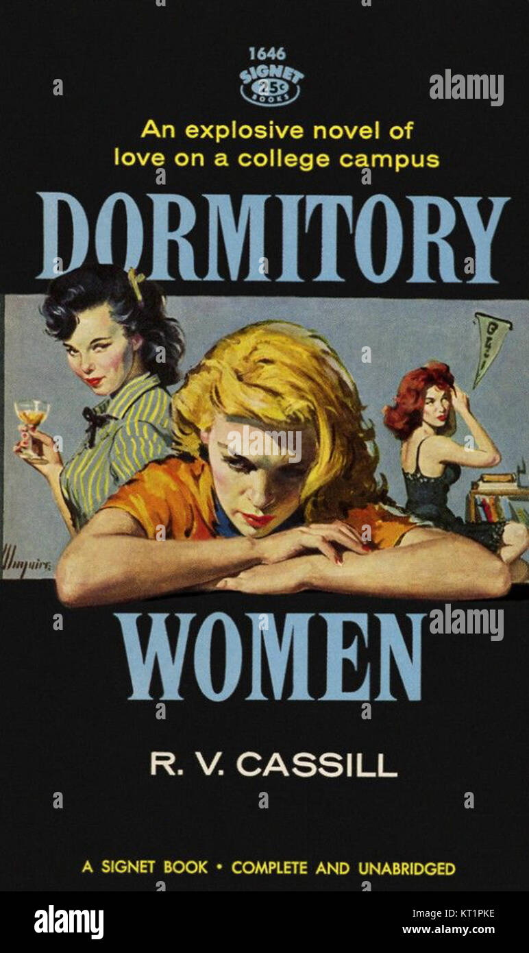 'Dormitory Women' by R.V. Cassill, illustrated by Robert Maguire, is a ...
