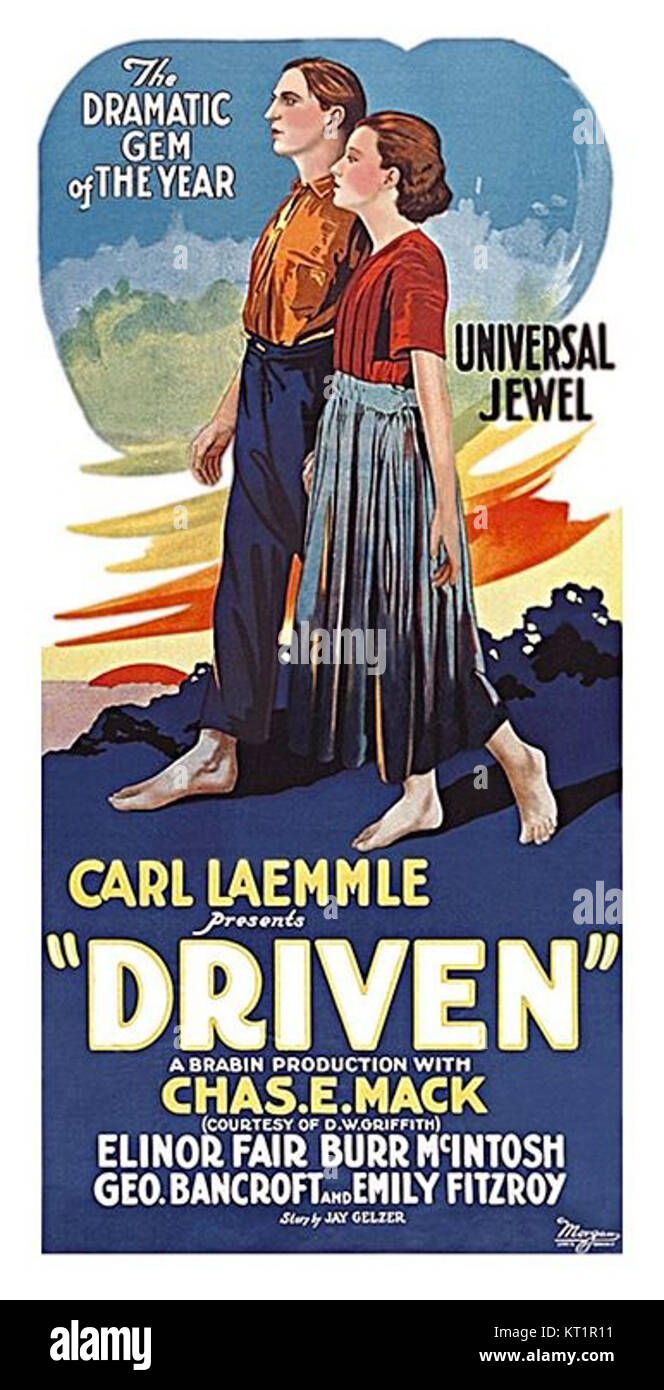 The 'Driven' poster features promotional artwork for the 2001 action ...