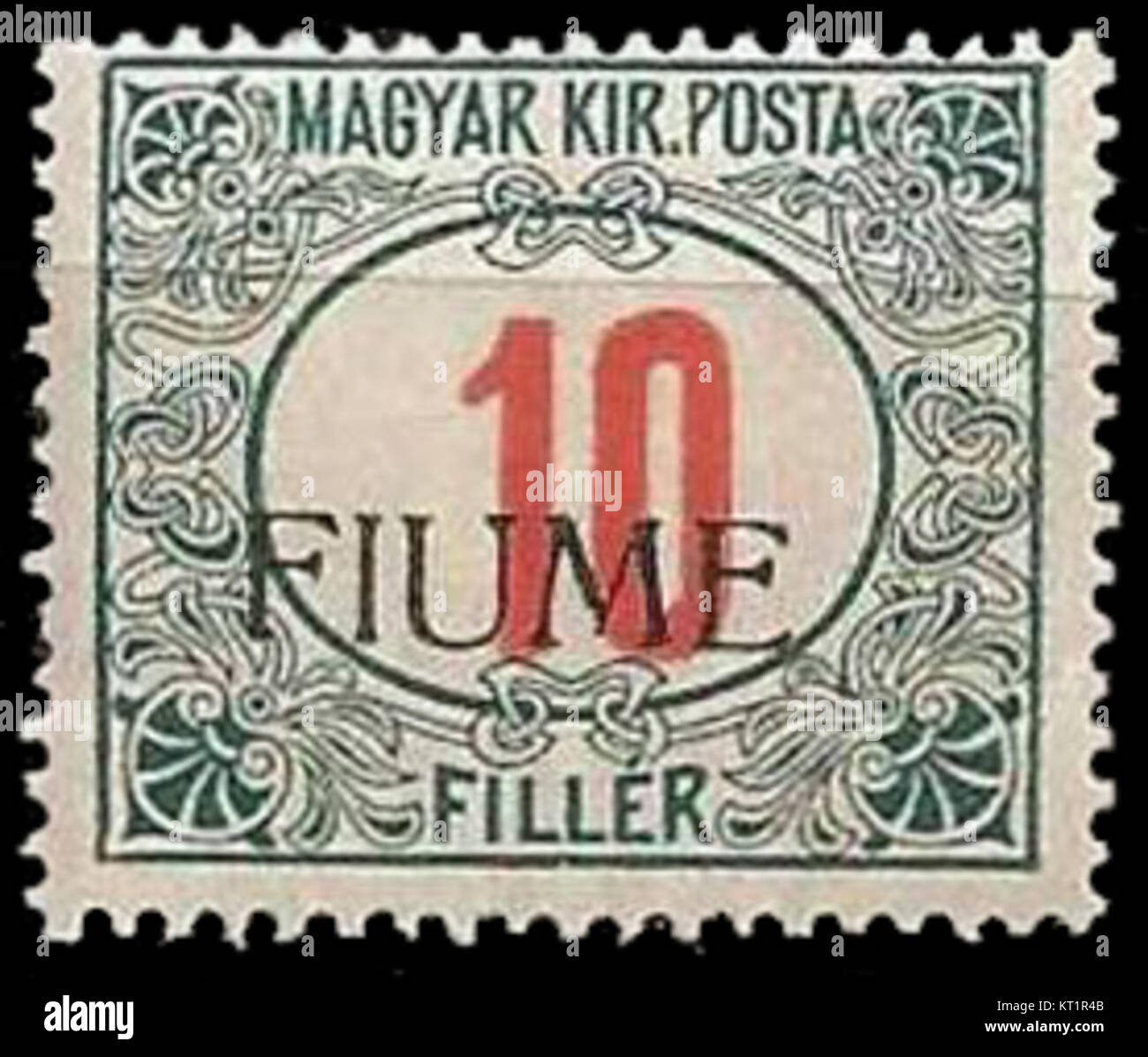 Issued in 1918, the Due Stamp Fiume Michel 8 is a postage due stamp ...