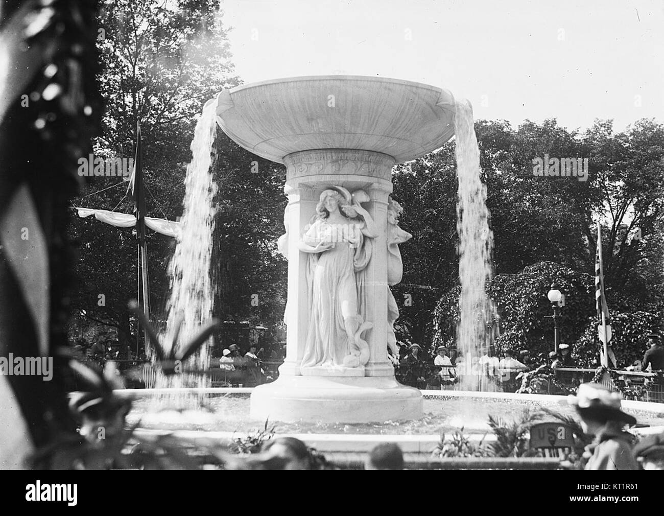 Dupont Circle Fountain is a landmark located in the Dupont Circle ...