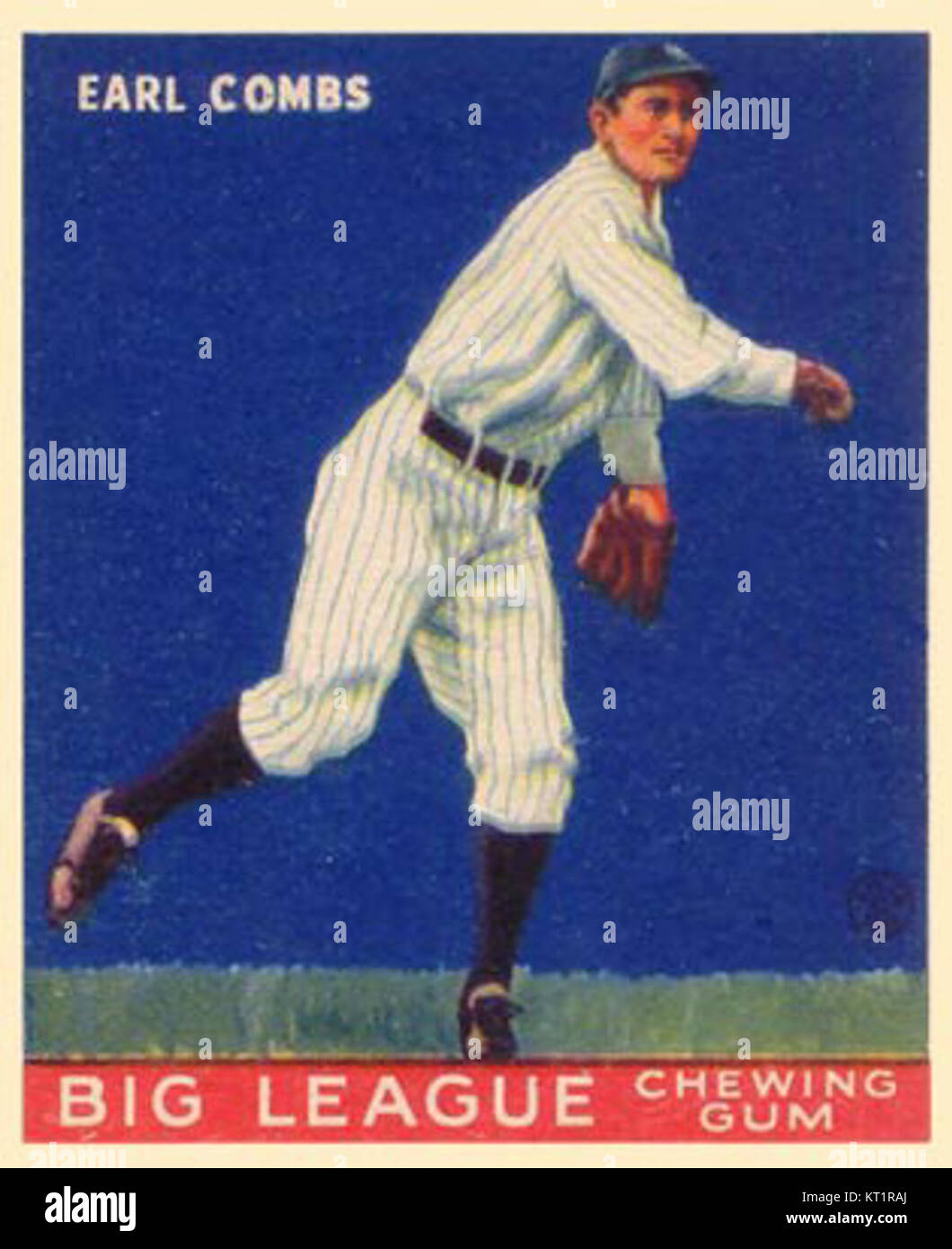 This Goudey card features Earle Combs, a notable baseball player of the ...