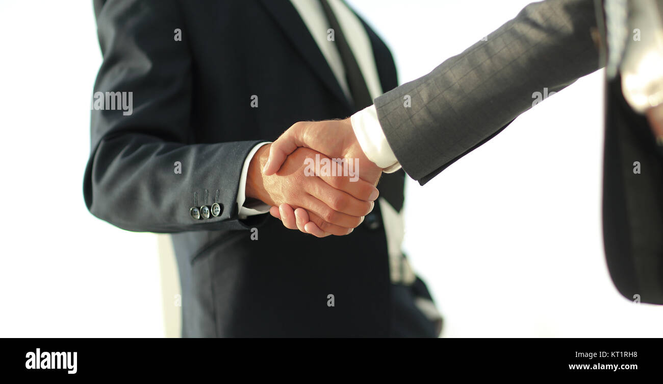 Business men giving a handshake. Business concept Stock Photo - Alamy