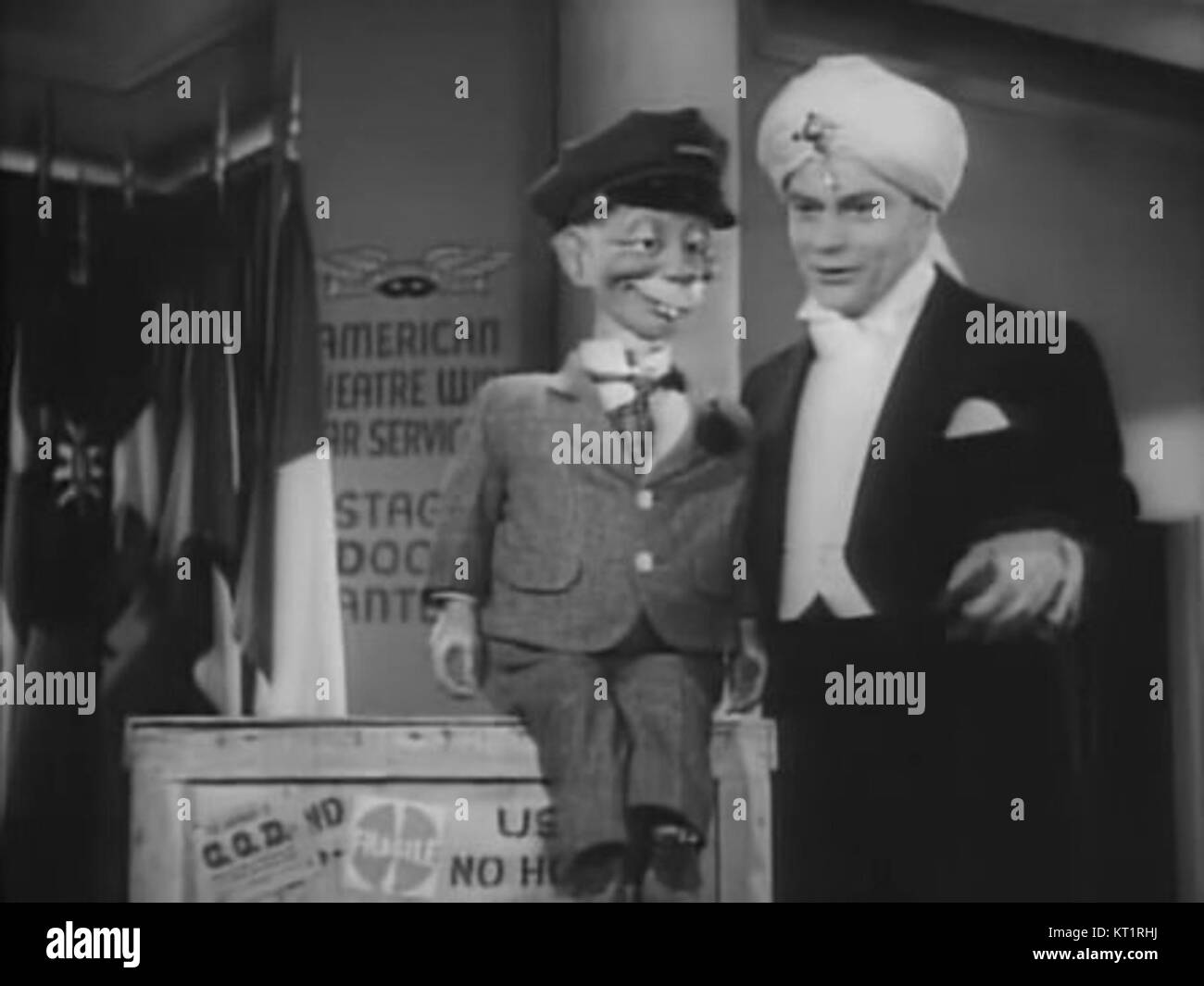 Edgar Bergen and Mortimer Snerd, his ventriloquist character, appeared ...