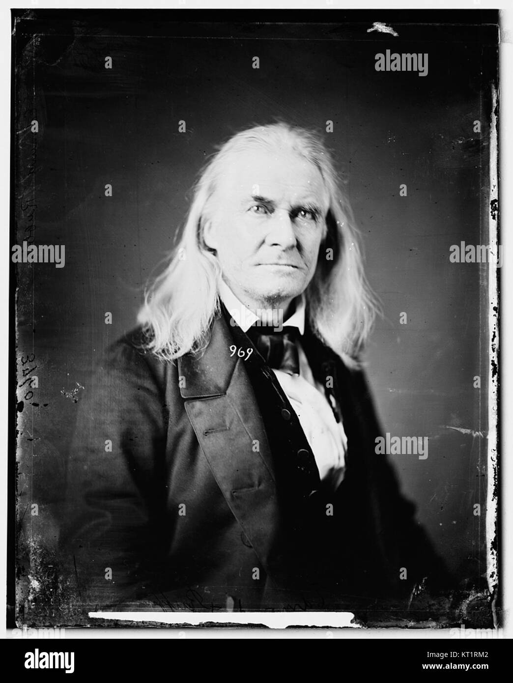 This half-length portrait features Edmund Ruffin, a prominent figure in ...