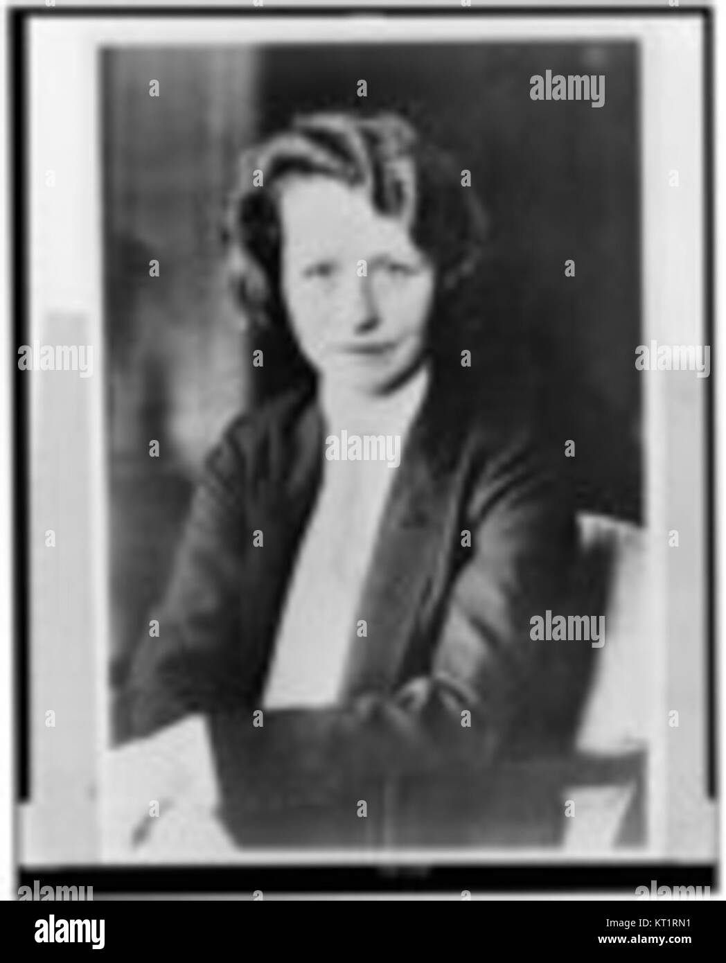 This half-length portrait of poet Edna St. Vincent Millay shows her ...