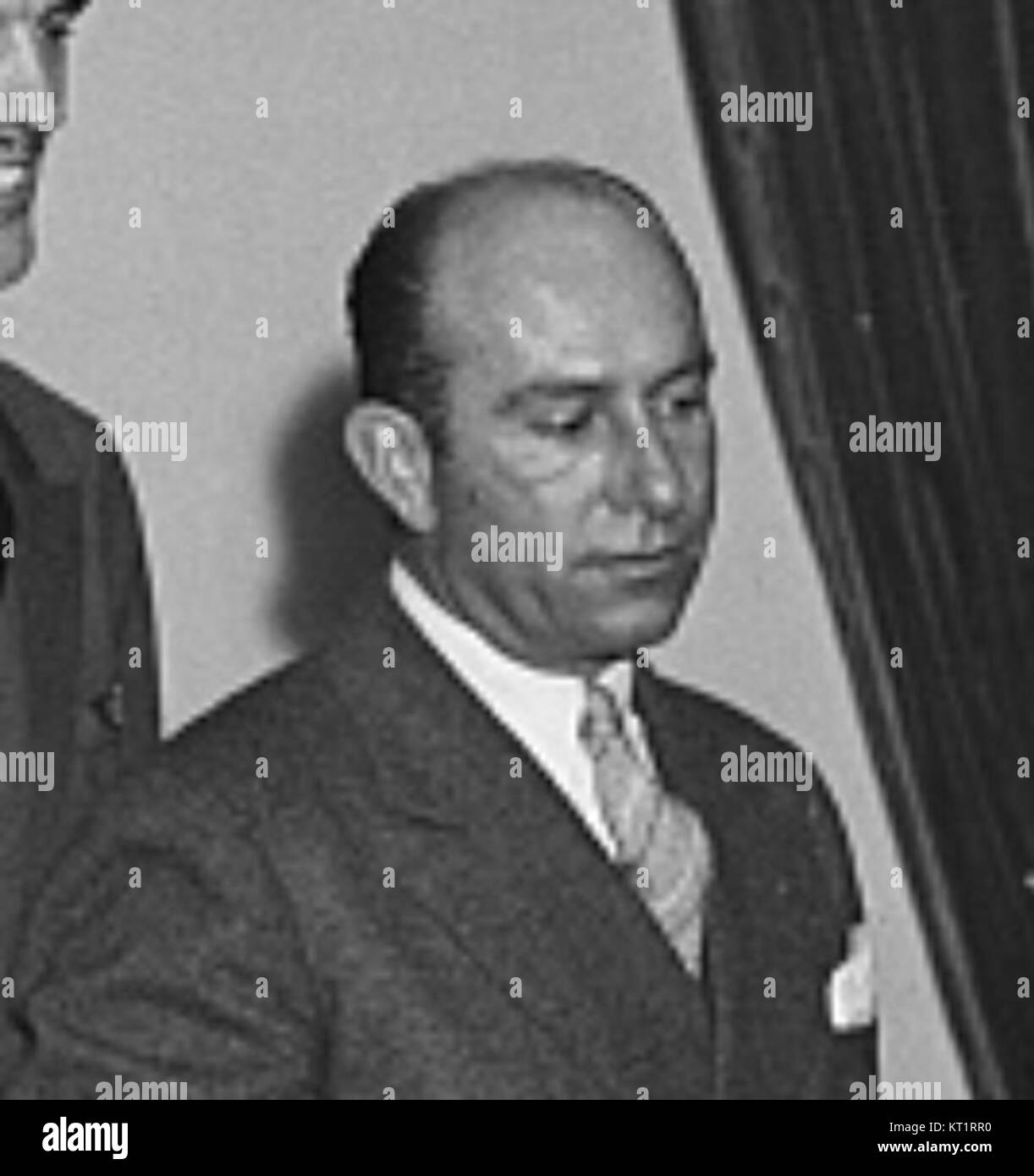 This image shows a cropped photograph of Edward A. Bellande, a ...