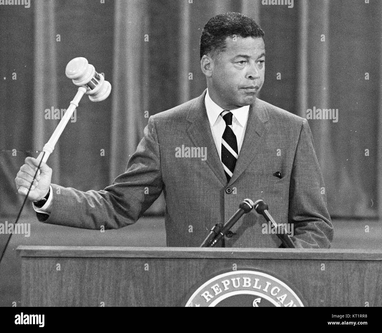 Edward Brooke at 1968 RNC (1) (cropped1 Stock Photo - Alamy