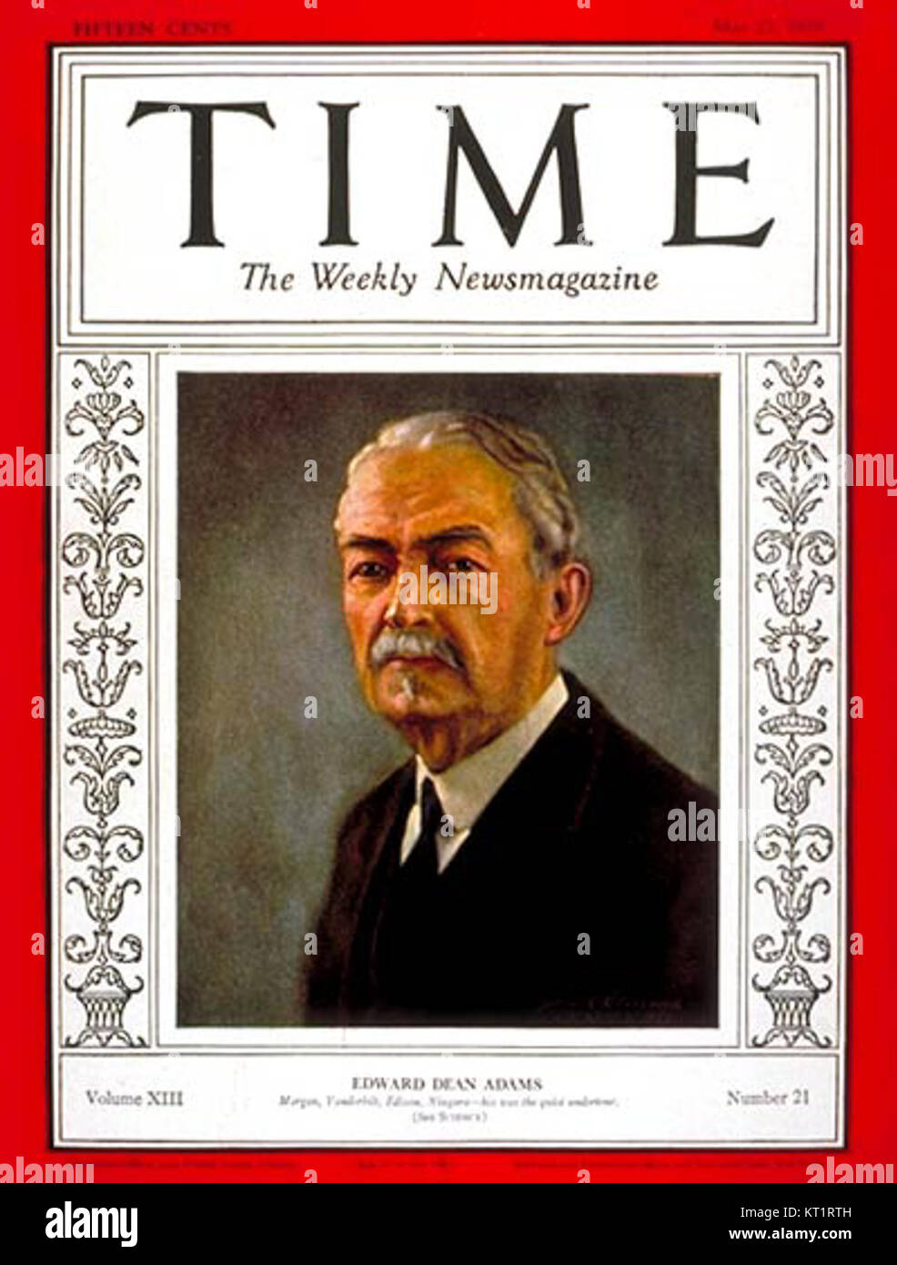 Edward Dean Adams, an influential American banker and businessman ...