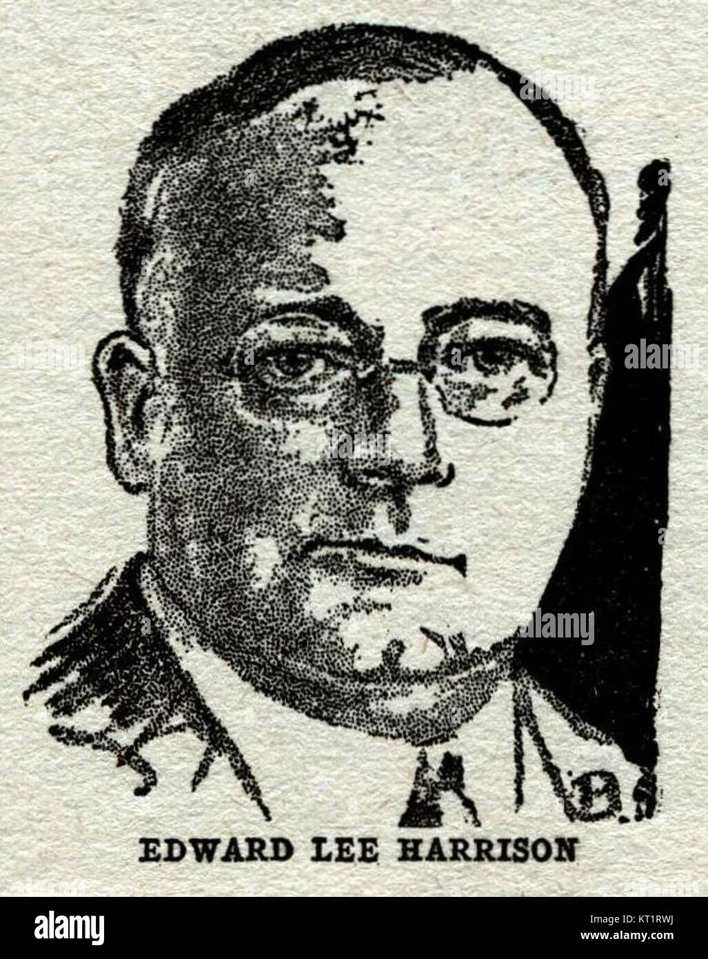 Edward Lee Harrison, a notable figure, holds AWS 2910, possibly an ...