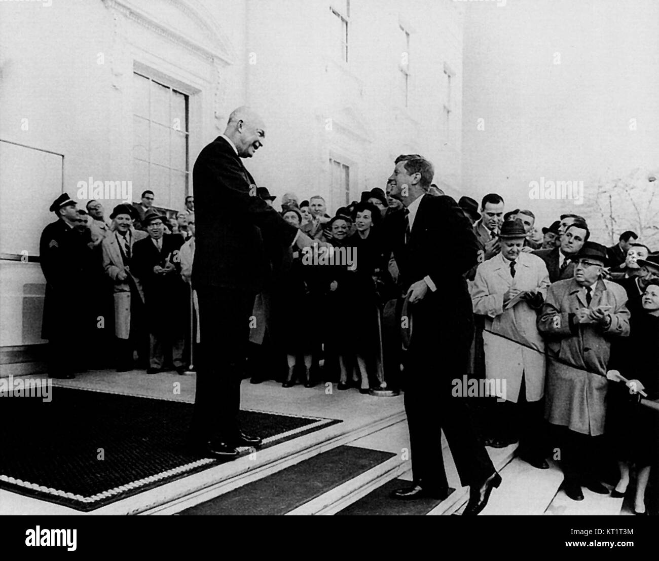 The relationship between Presidents Dwight D. Eisenhower and John F ...