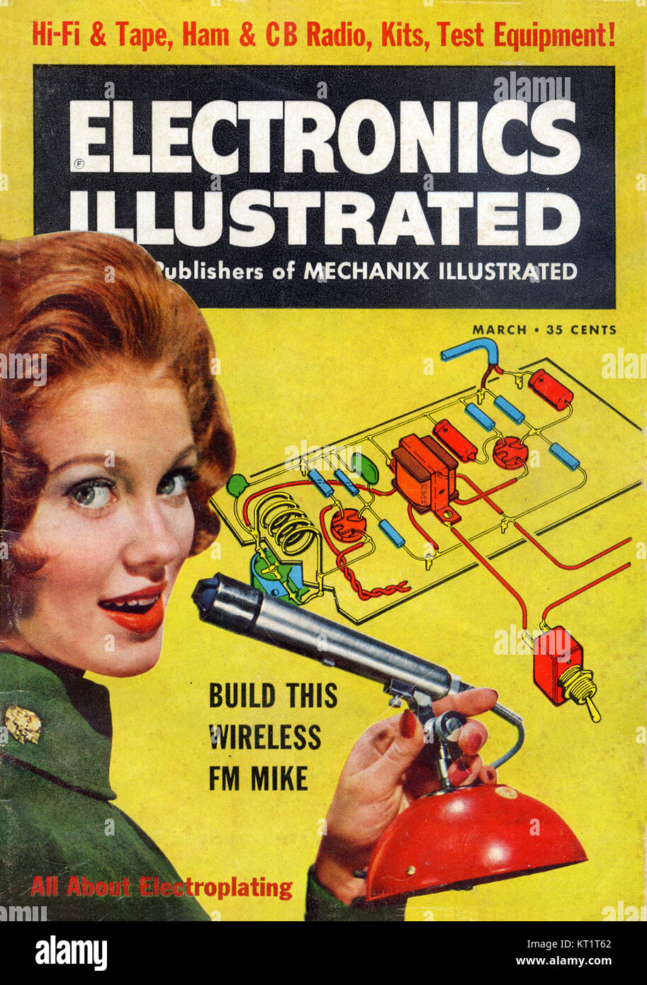 Electronics Illustrated, a magazine issue from March 1961, features ...
