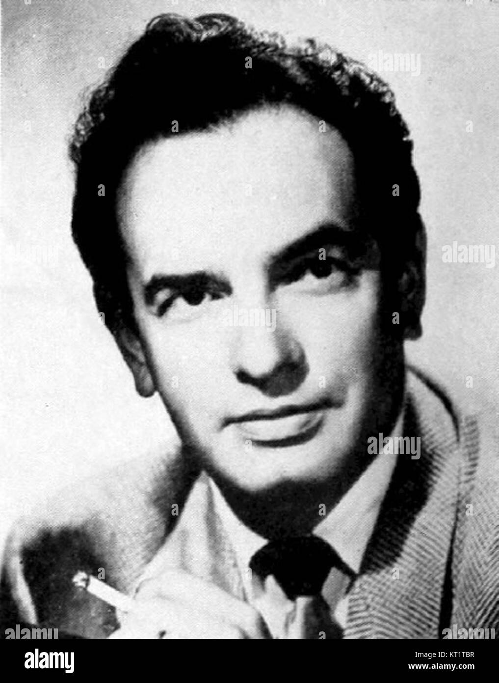A photograph of Elliott Lewis, an American actor and radio producer ...