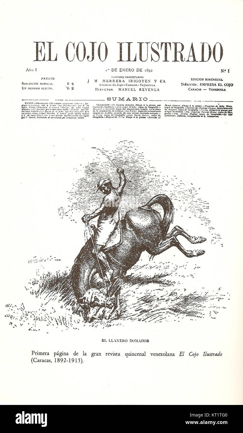 El Cojo Ilustrado, a Spanish satirical magazine, was first published in ...