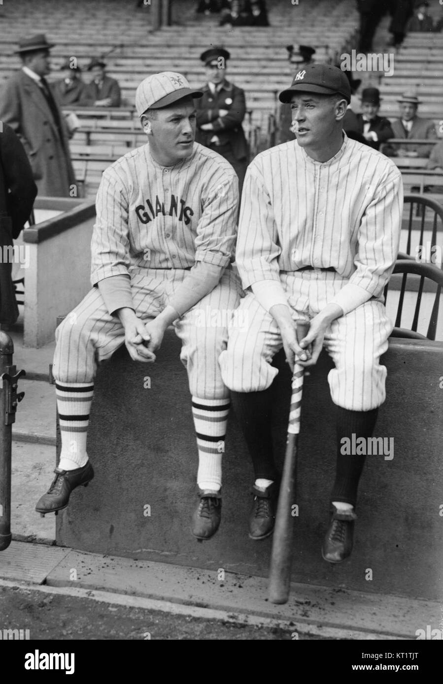 Photograph of Emil and Bob Meusel, two prominent baseball players in ...