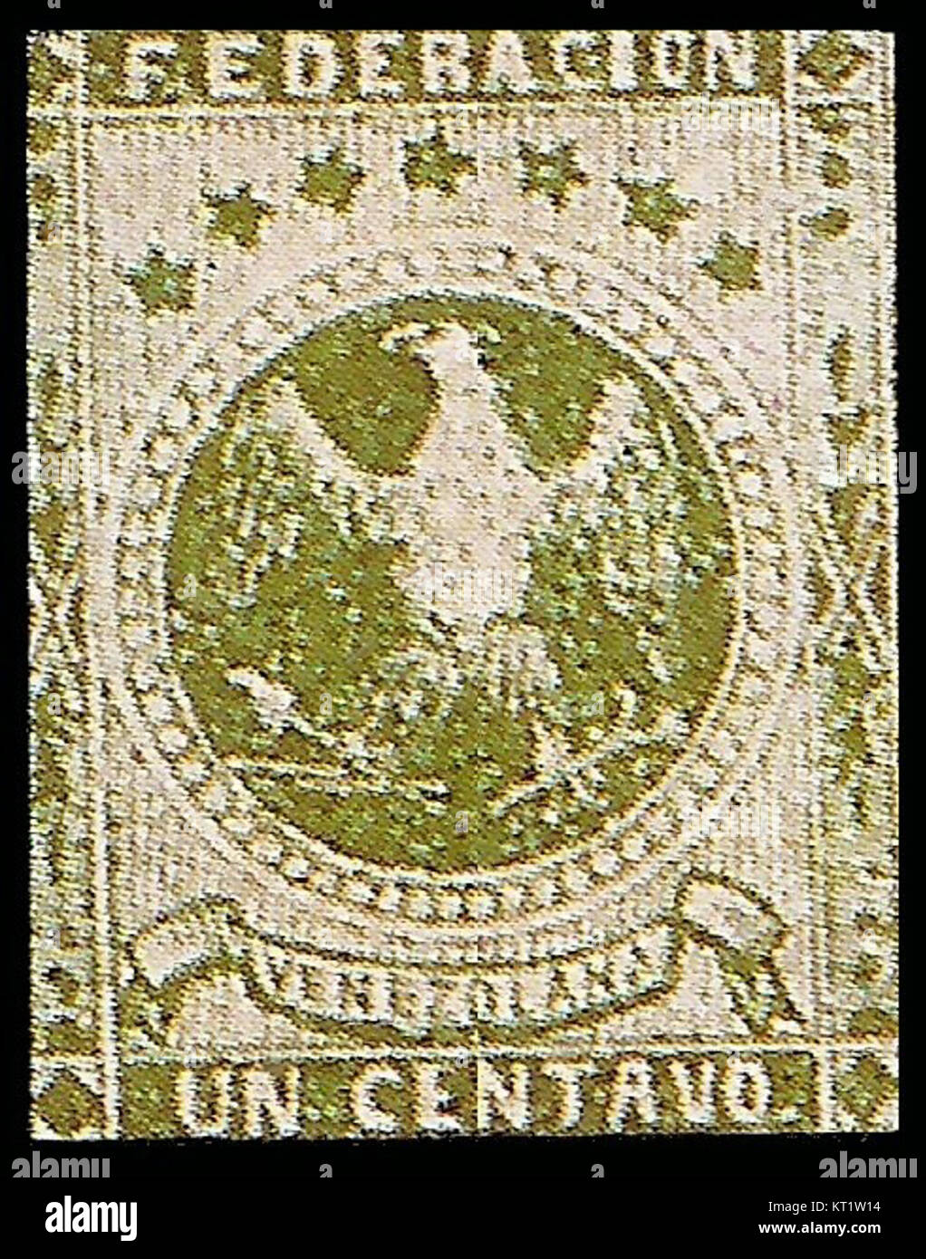 The Estampilla Aguilita de la Federación is a stamp from 1863, issued ...