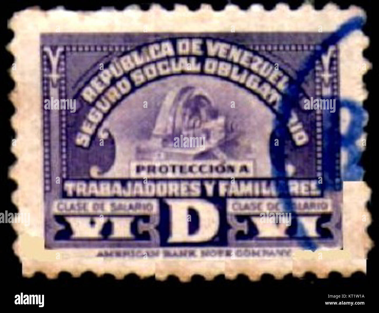 The 1951 'Estampilla del seguro social' (Social Security Stamp) was ...