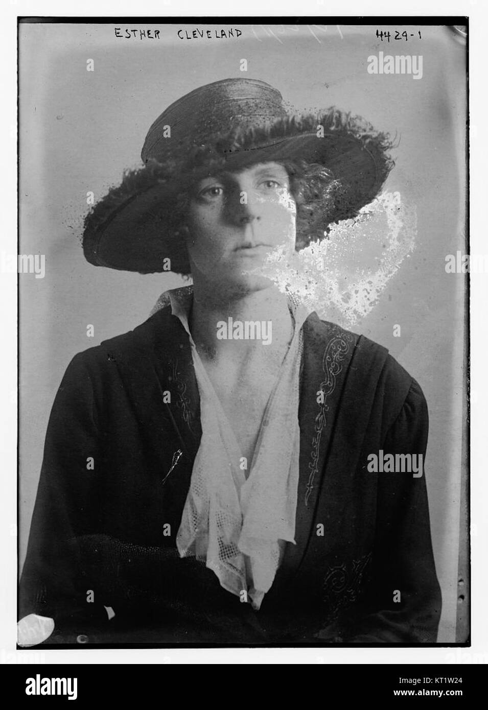 A portrait of Esther Cleveland, the daughter of President Grover ...