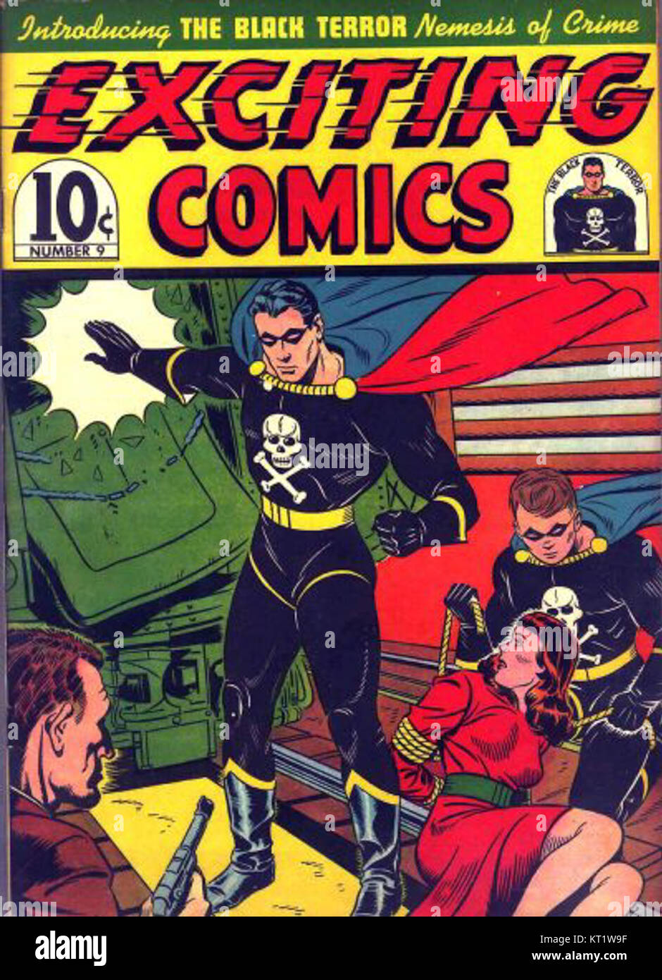 Exciting Comics 9 is a vintage comic book series, likely from the mid ...