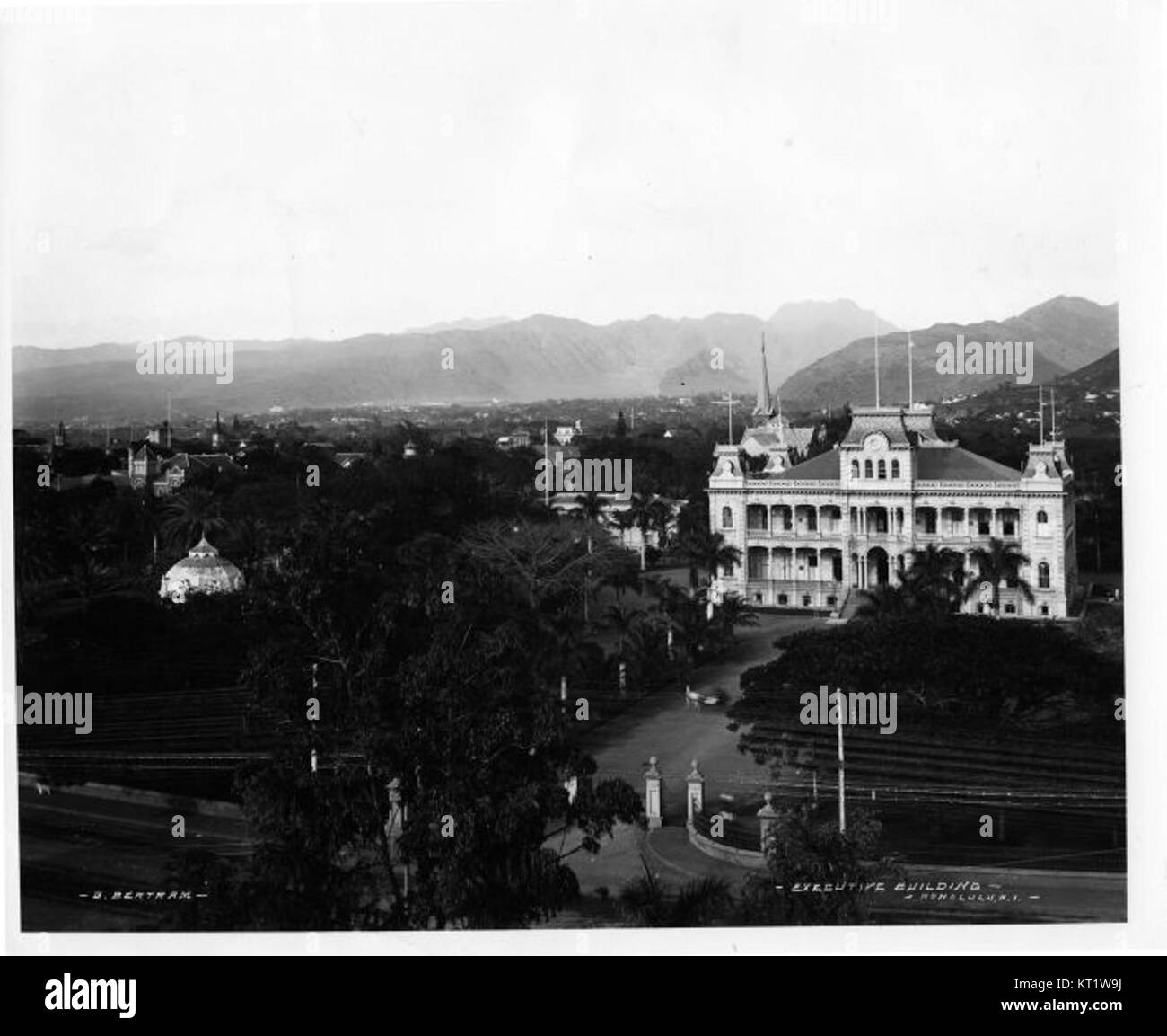 This photograph by Brother Bertram depicts the Executive Building ...
