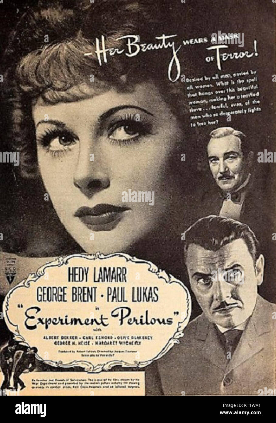 Experiment Perilous is a 1944 American mystery film directed by Jacques ...