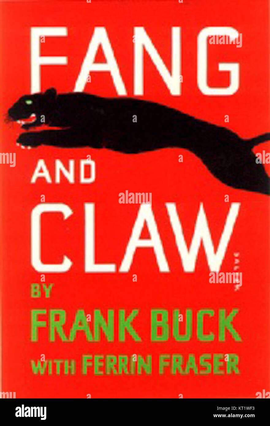 Fang and Claw (1935) cover Stock Photo - Alamy