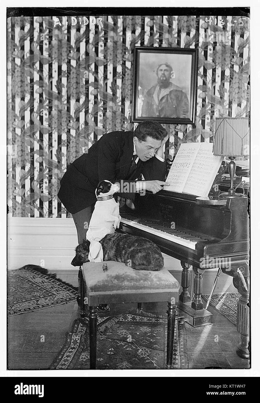 A portrait of A. Didur, a notable figure in the arts. This image ...