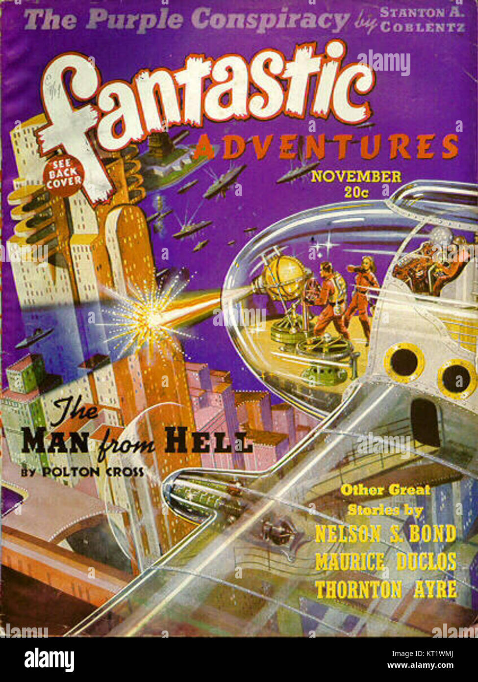 Pulp magazine science fiction hi-res stock photography and images - Alamy