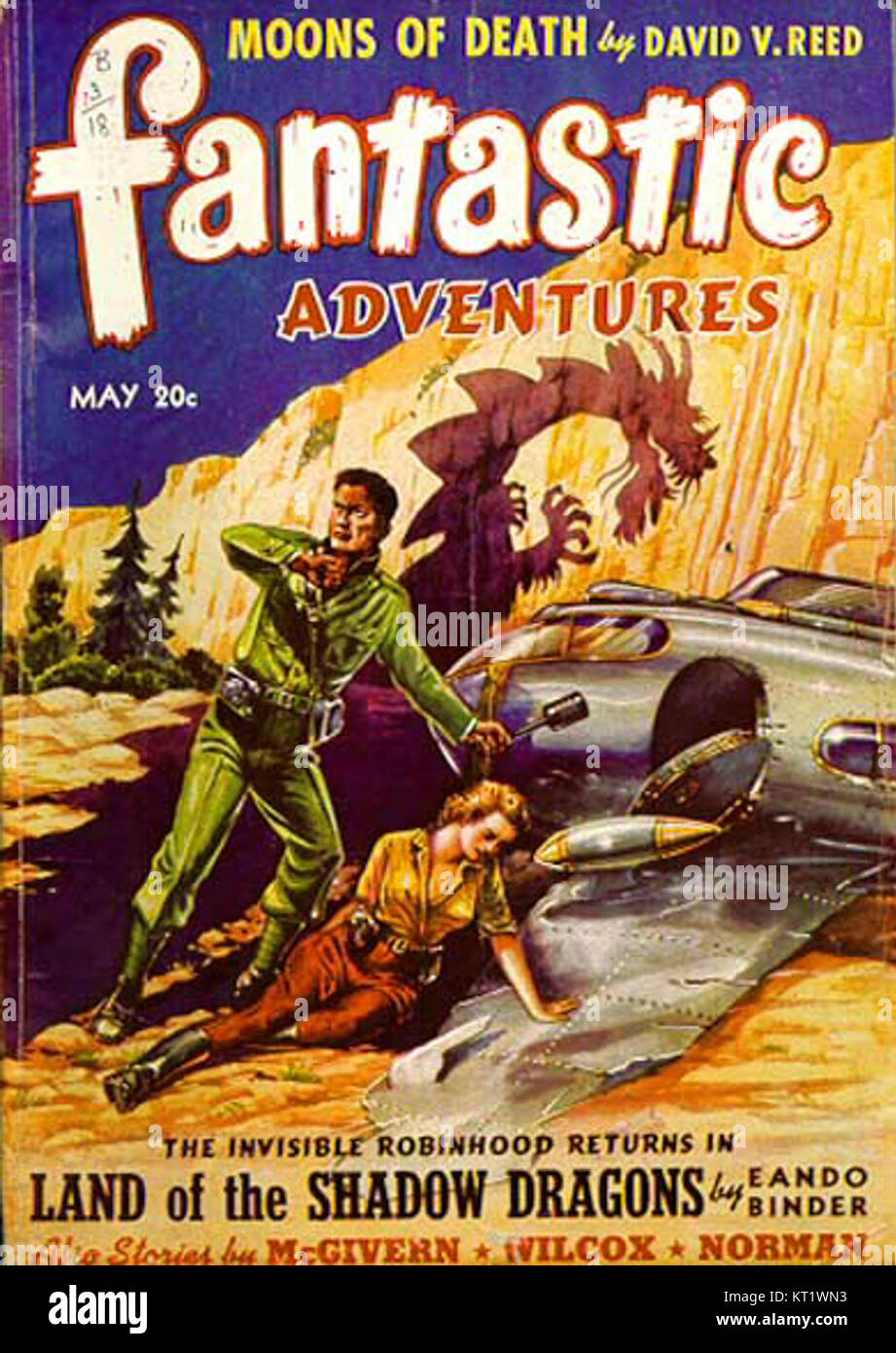 Cover fantastic adventures hi-res stock photography and images - Alamy