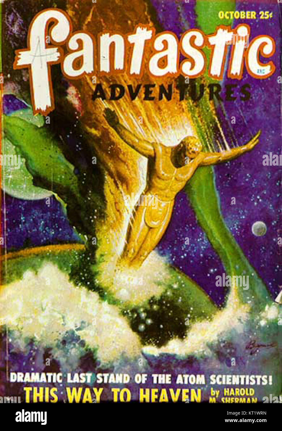 Cover fantastic adventures hi-res stock photography and images - Alamy