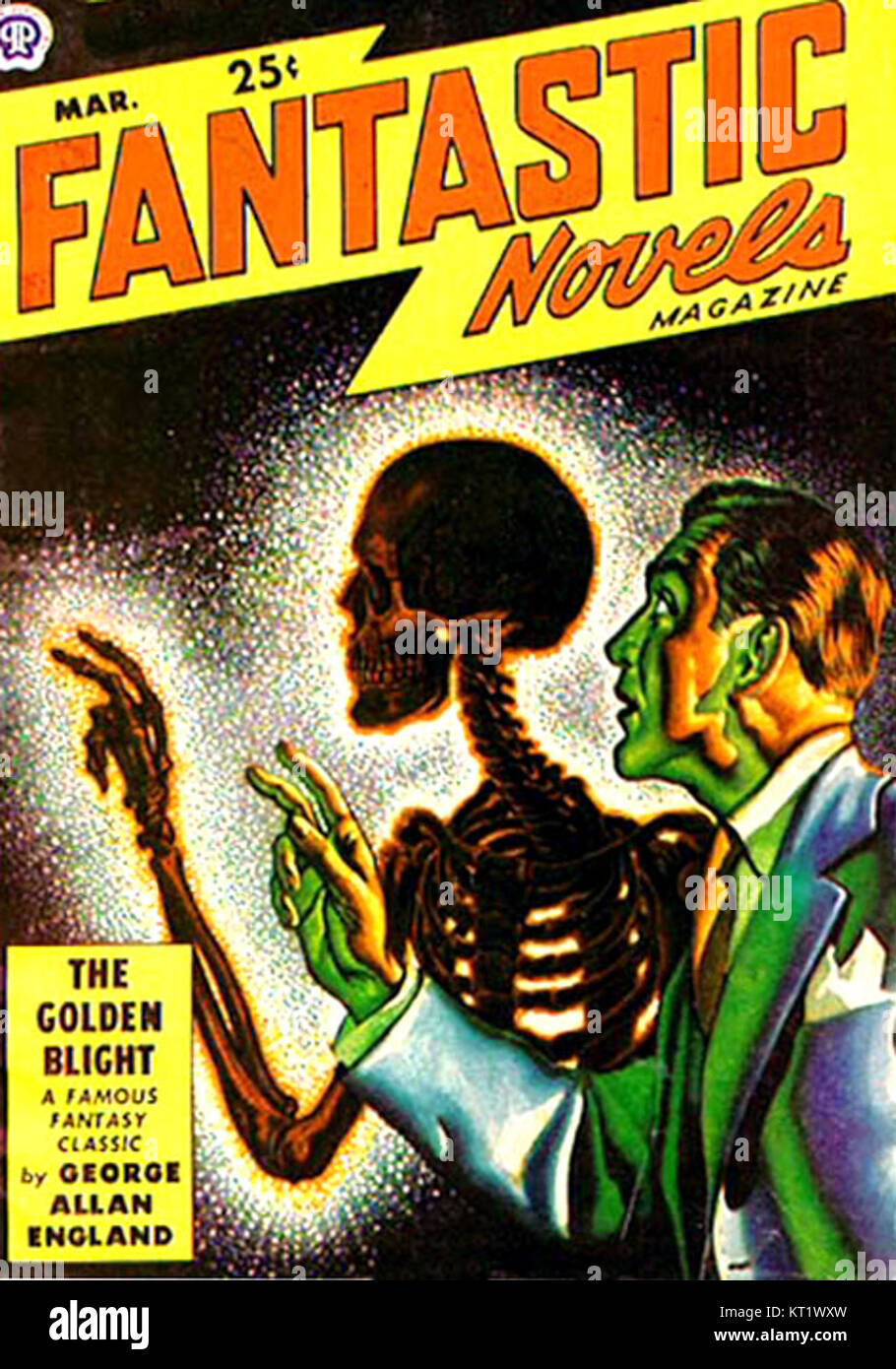 The cover of Fantastic Novels, March 1949, features an iconic ...