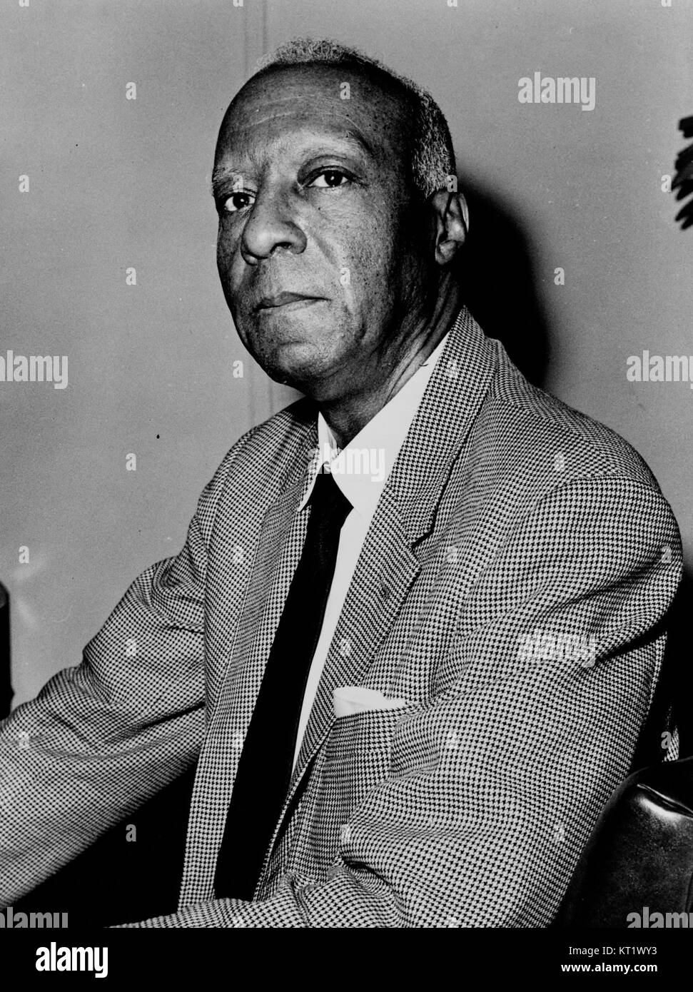 This image of A. Philip Randolph, an American civil rights leader, was ...