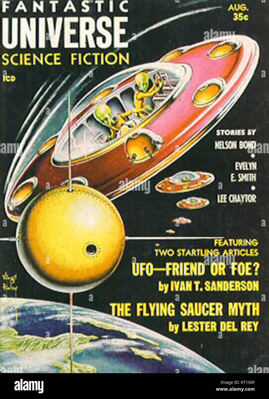 *Fantastic Universe*, a science fiction magazine published in 1957 ...