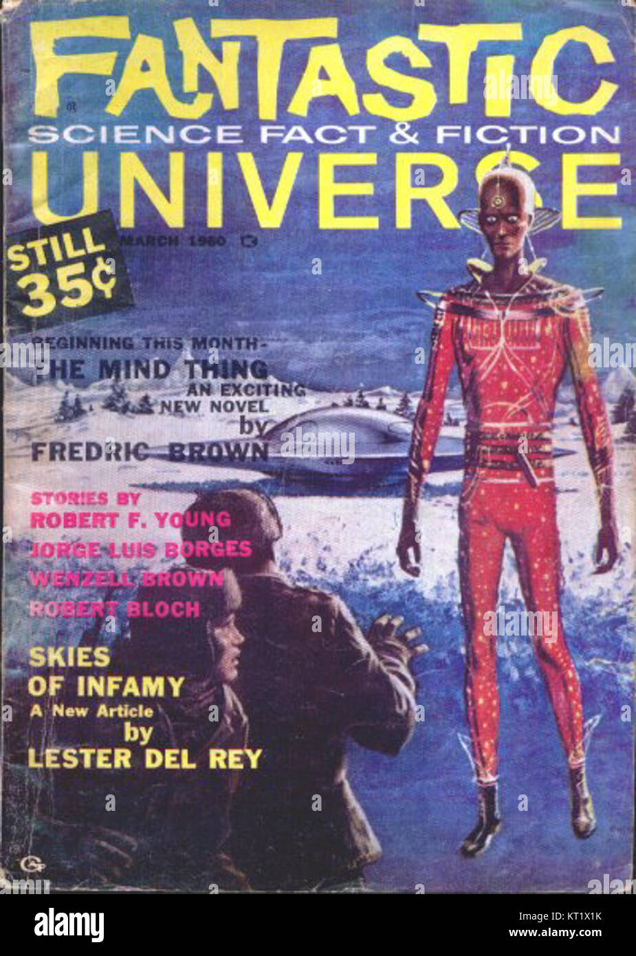 Fantastic Universe, a science fiction magazine, published in March 1960 ...