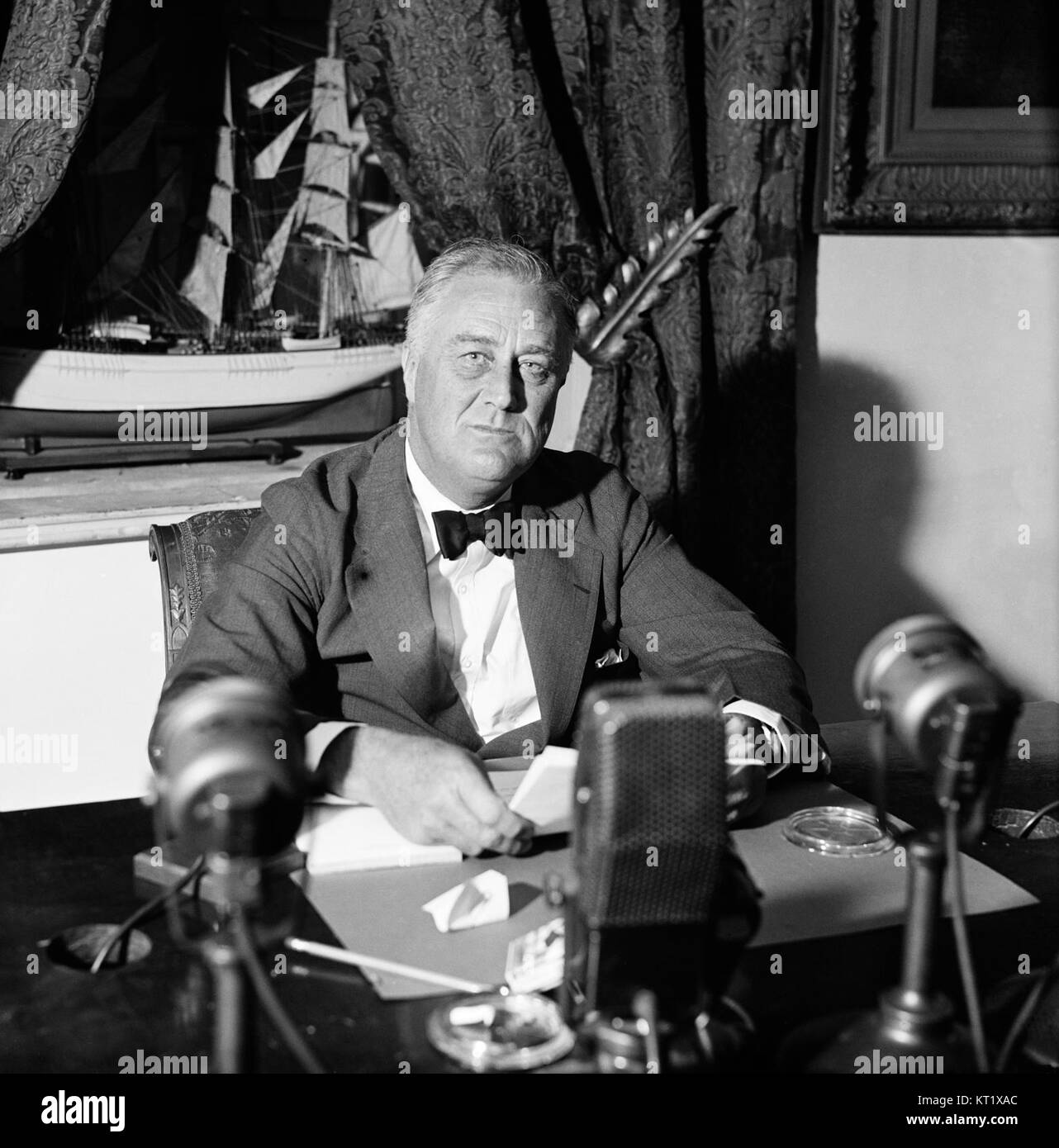 This image captures President Franklin D. Roosevelt on September 6 ...