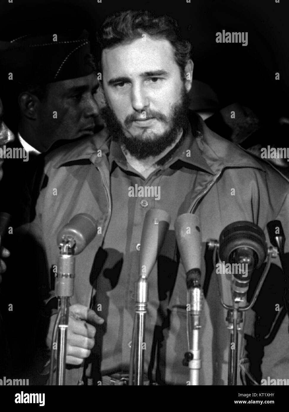 Fidel Castro, the Cuban revolutionary leader, is seen in Washington ...
