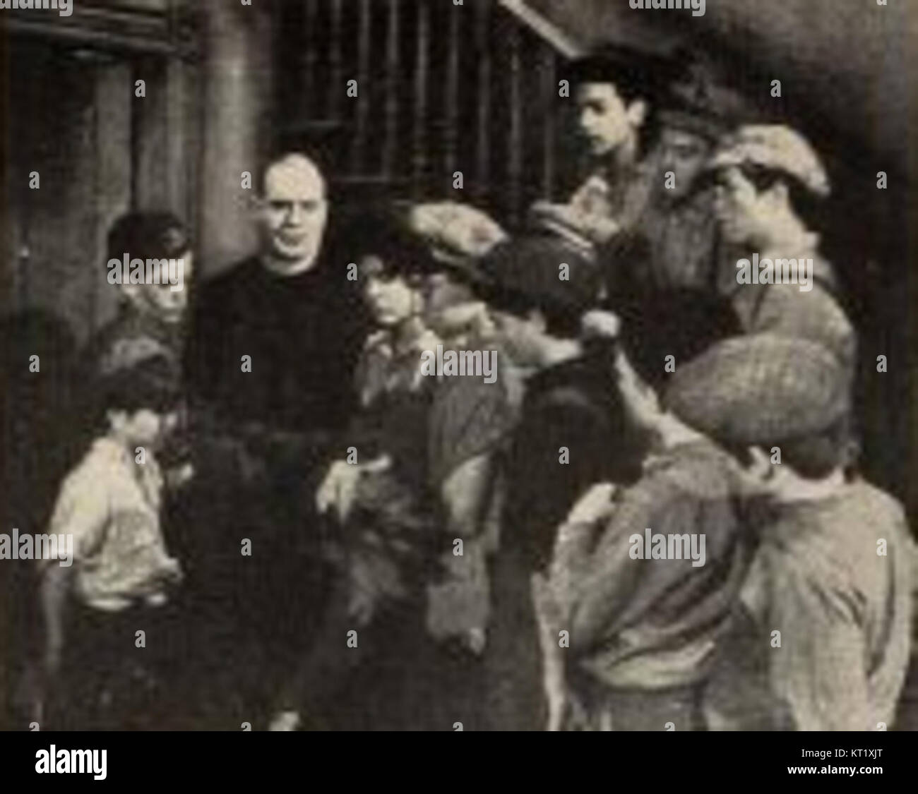 This image from July 1948 shows Father Dunne, a key figure in post-WWII ...