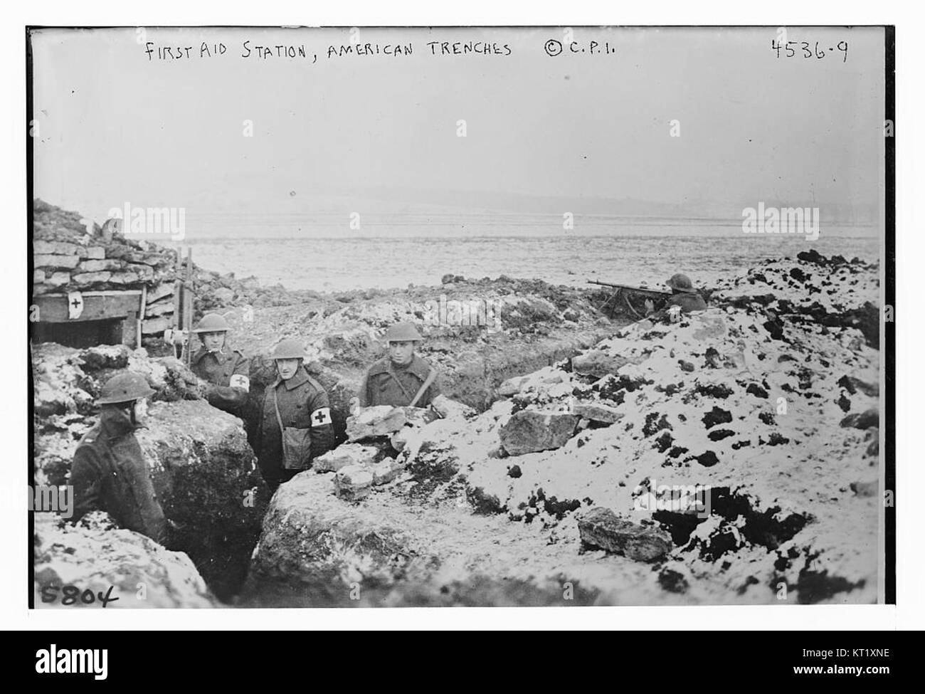 First Aid Station, American Trenches (26146607126 Stock Photo - Alamy