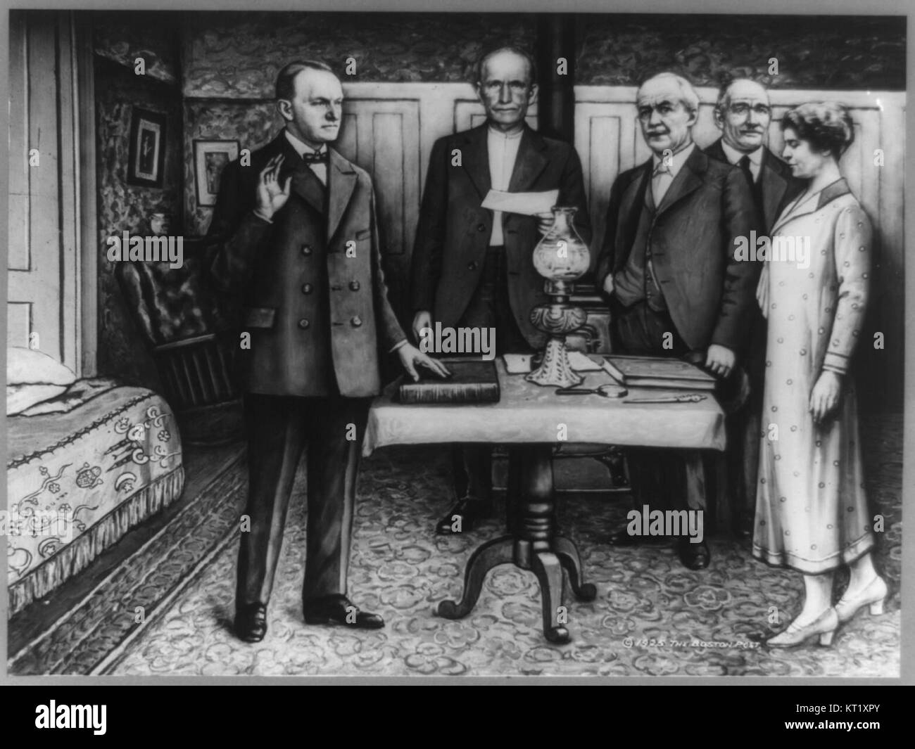 The first inauguration of Calvin Coolidge, the 30th president of the ...