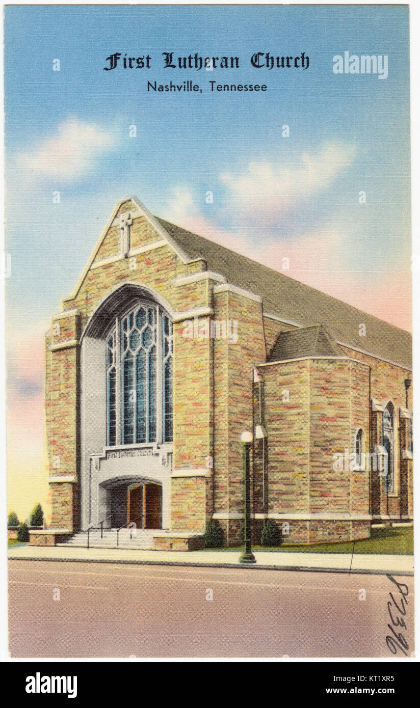 First Lutheran Church in Nashville, Tennessee, is an important ...