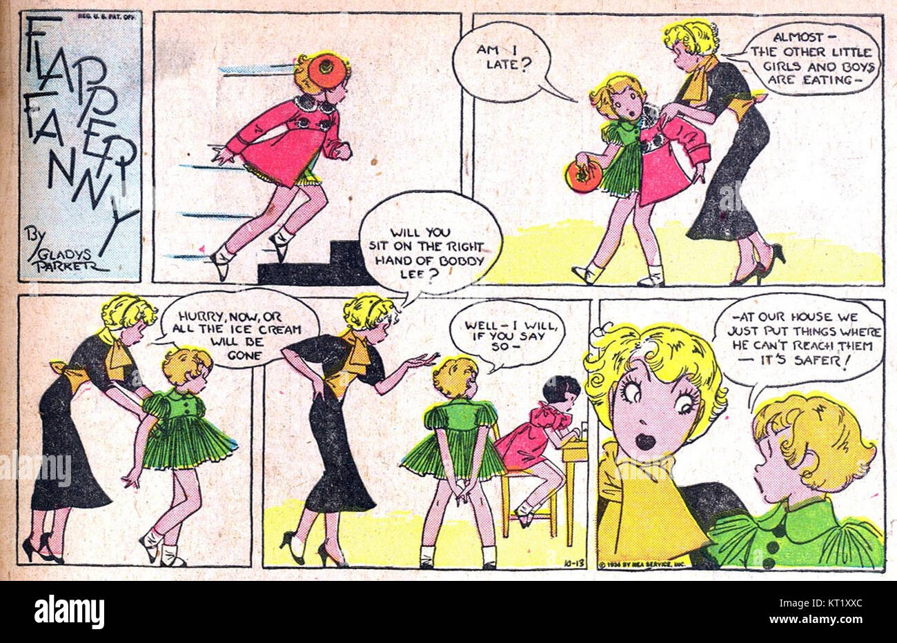 'Flapper Fanny' is a character from a 1920s comic strip series, known ...