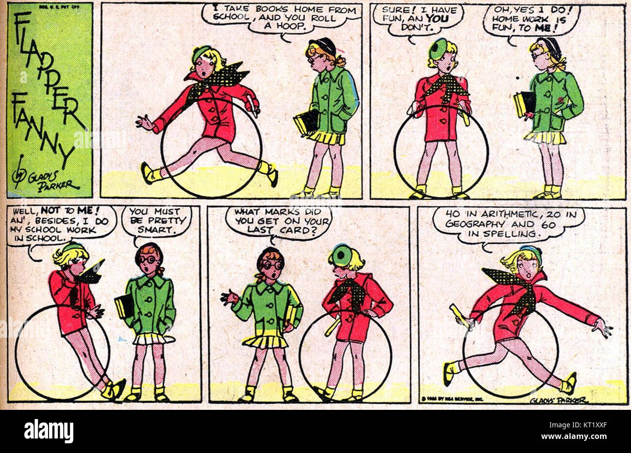 Cartoon strip 1920s hi-res stock photography and images - Alamy