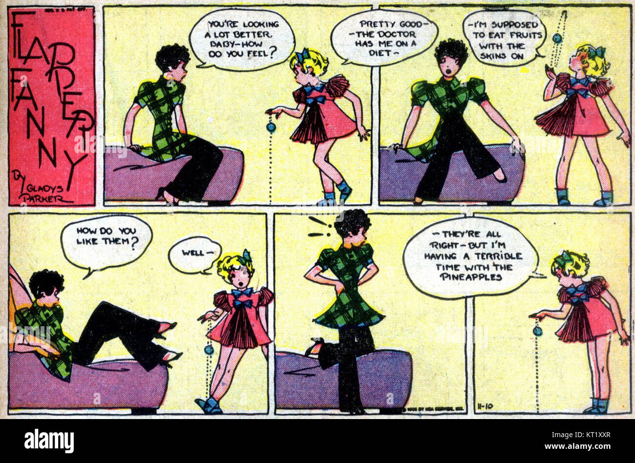 Flapper Fanny - The Funnies, No 5 Stock Photo - Alamy