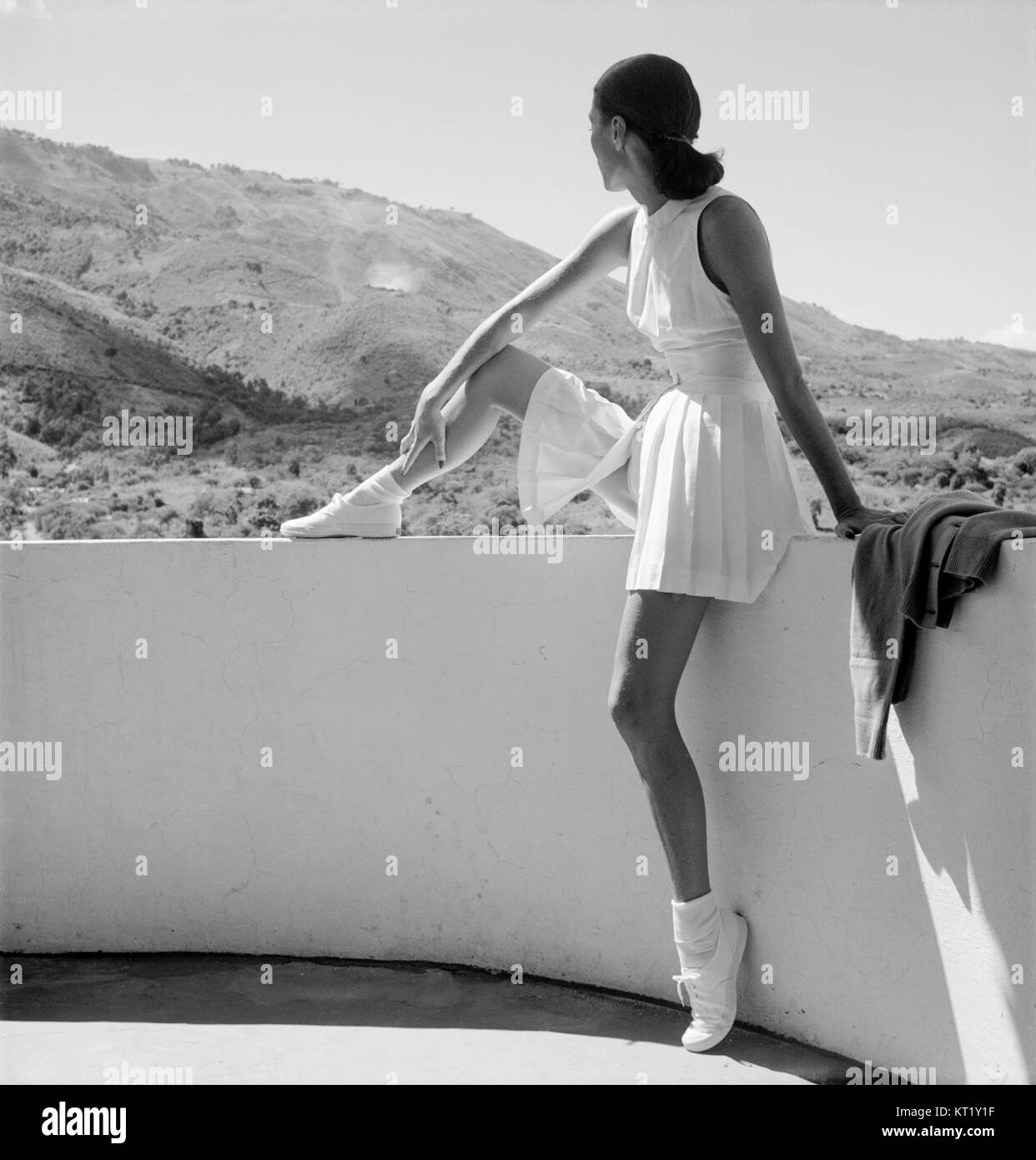Flickr - E280A6trialsanderrors - Toni Frissell, Woman in tennis outfit ...