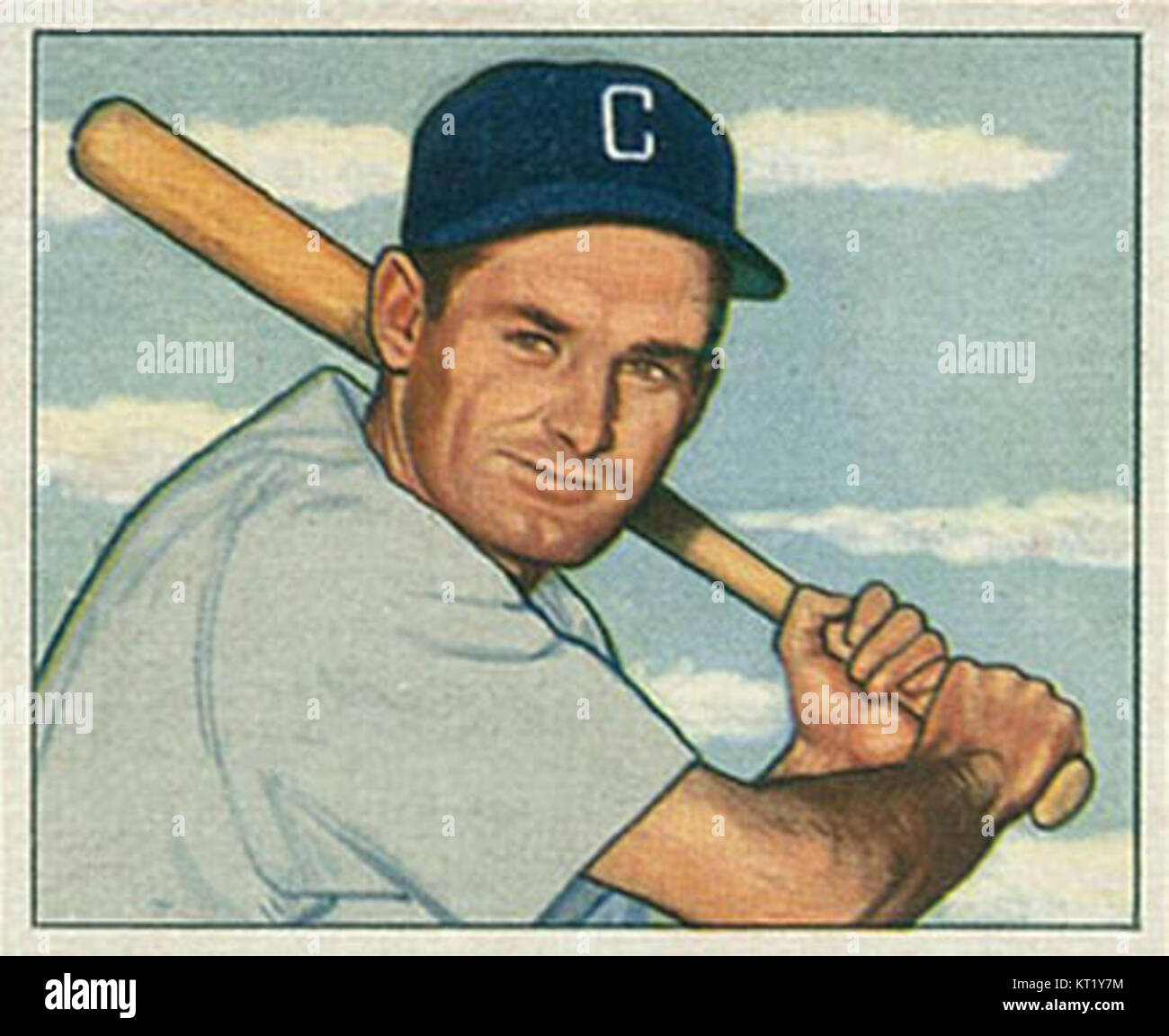 Floyd Baker, an American baseball player (1916–2004), played as a third ...