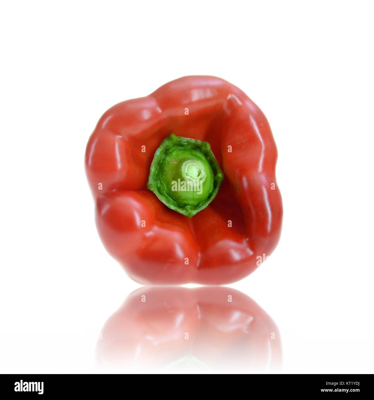 Fresh Capsicum isolated against a plain background Stock Photo - Alamy