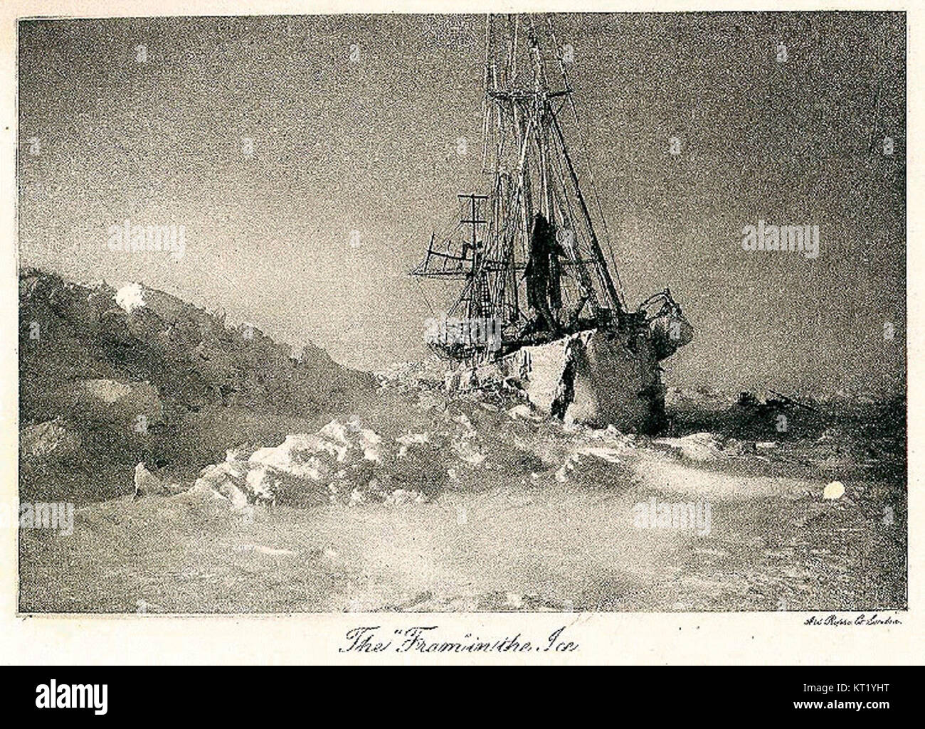 The Fram, a famous polar exploration ship, is shown in this image ...