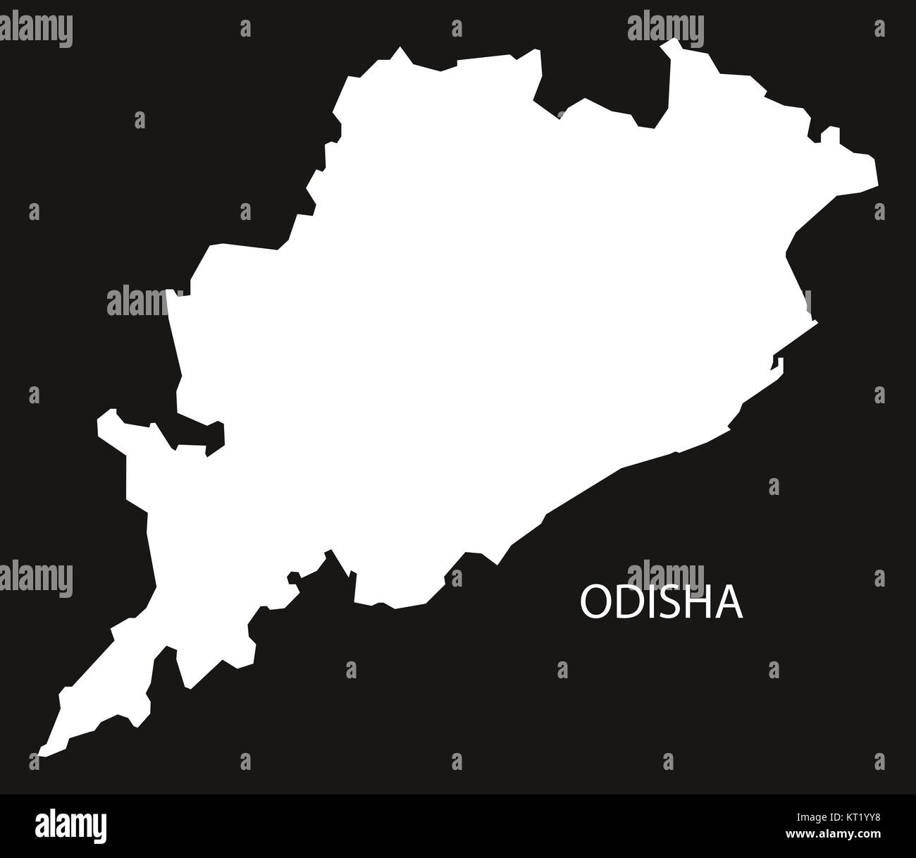 Odisha map hi-res stock photography and images - Alamy