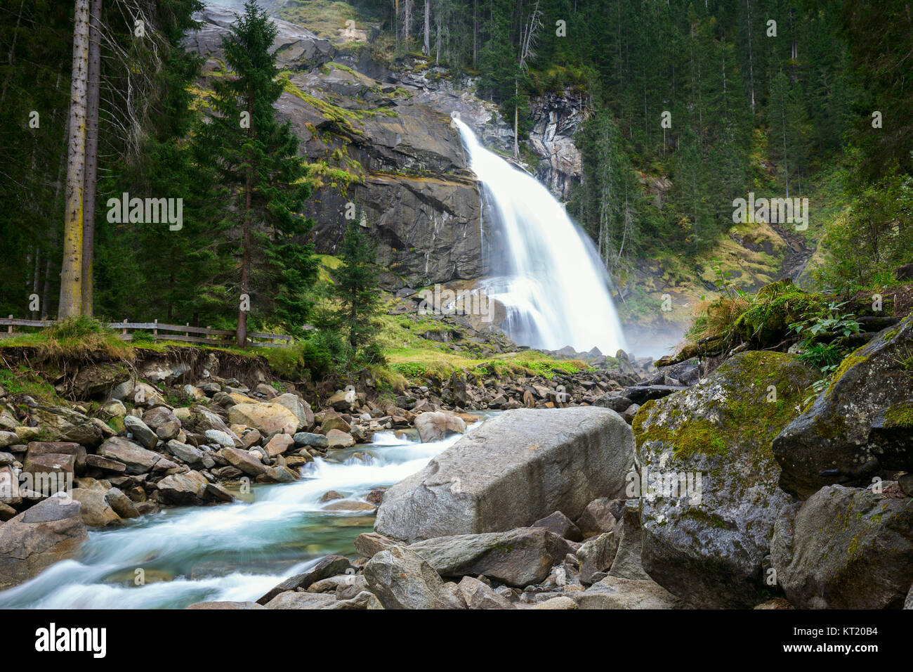 Krimmler waterfall in Austria Stock Photo - Alamy